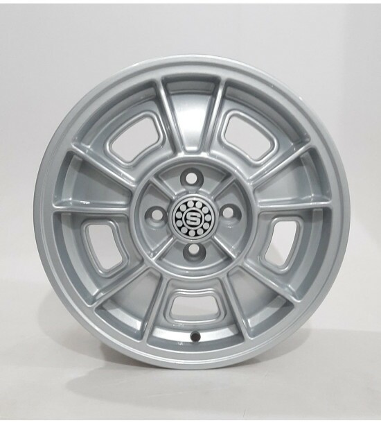 Rodas E Cia Roda Dragster Esportiva Aro 15 Scorro S228 Prata