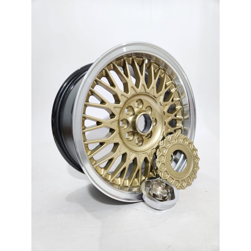 JOGO DE RODA BBS RS BALLINA / FUSCA / BRASILIA / BUGGY / BUGRE / NV47 4X130"